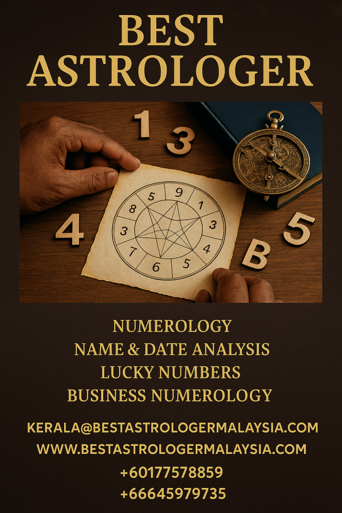 Numerology Name & Date Analysis by K. Namboothiri